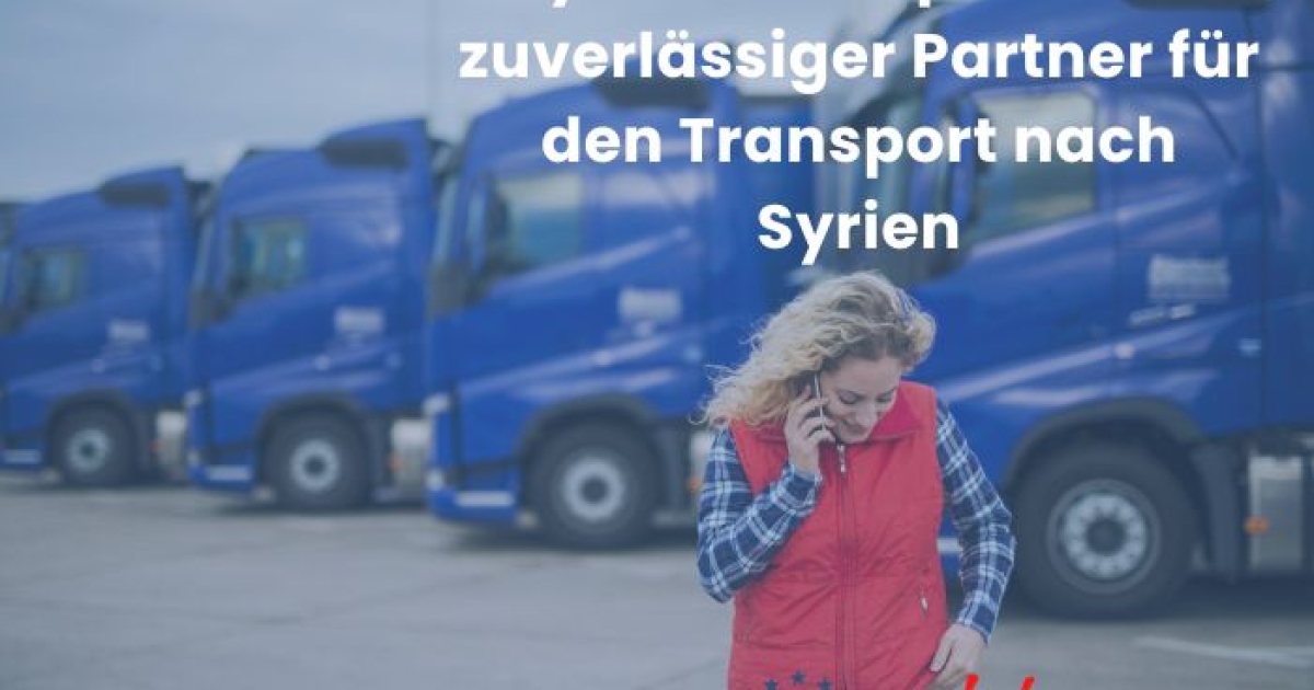 Syrian Transports: Your Reliable Partner for Transportation to Syria ...